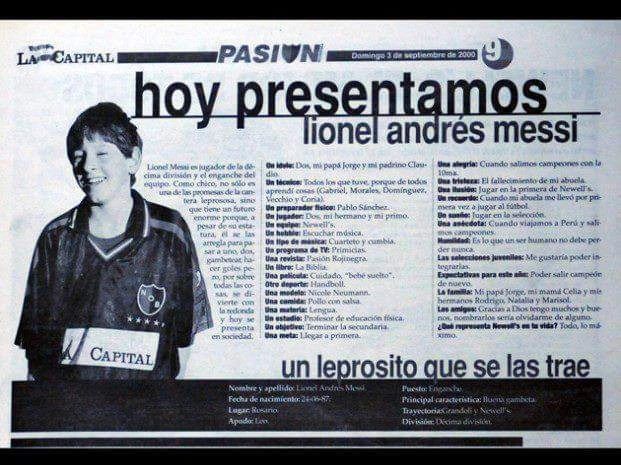 LA PERIODISTA QUE ESCRIBIÓ LA PRIMERA ENTREVISTA DE MESSI | Portal San ...